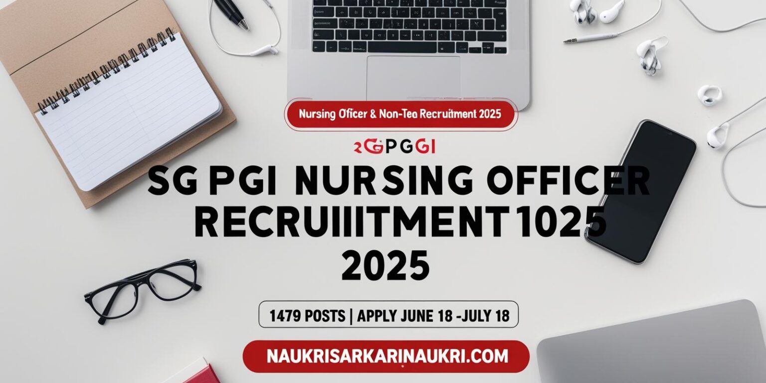 SGPGI Nursing Officer & Non-Teaching Recruitment 2025: Apply for 1,479 Vacancies » Naukri ...
